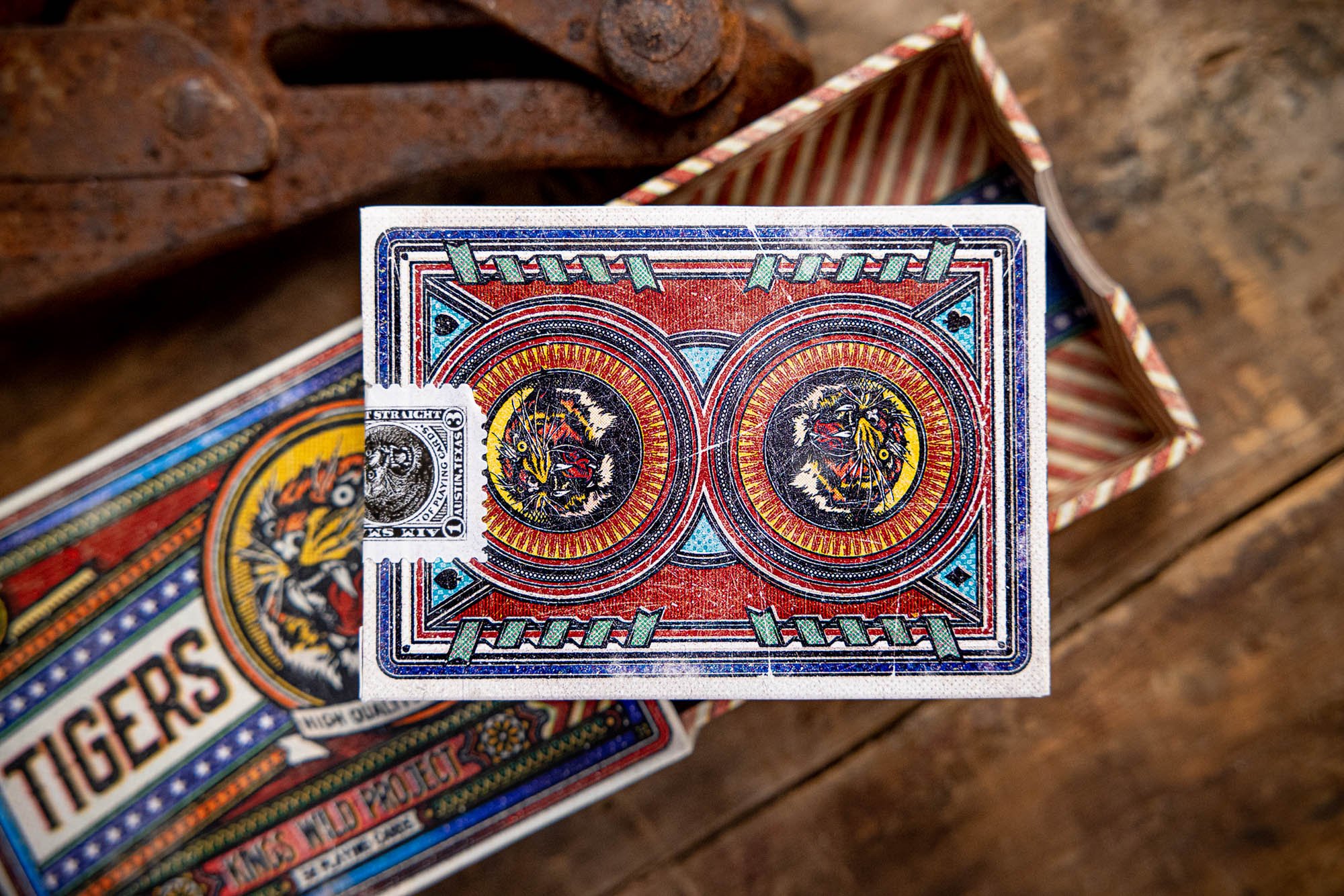 Kings Wild Project Tiger Matchbox V2 - Gilded Playing Cards | The Coolector