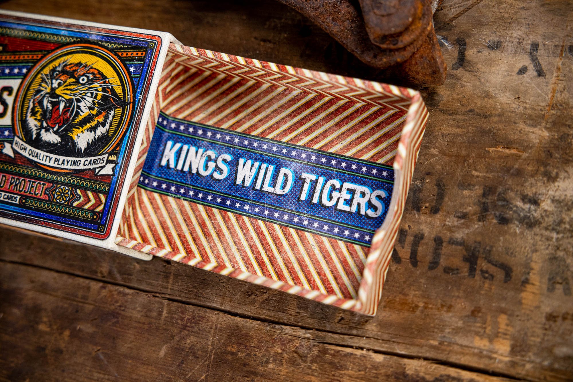 Kings Wild Project Tiger Matchbox V2 - Gilded Playing Cards | The Coolector