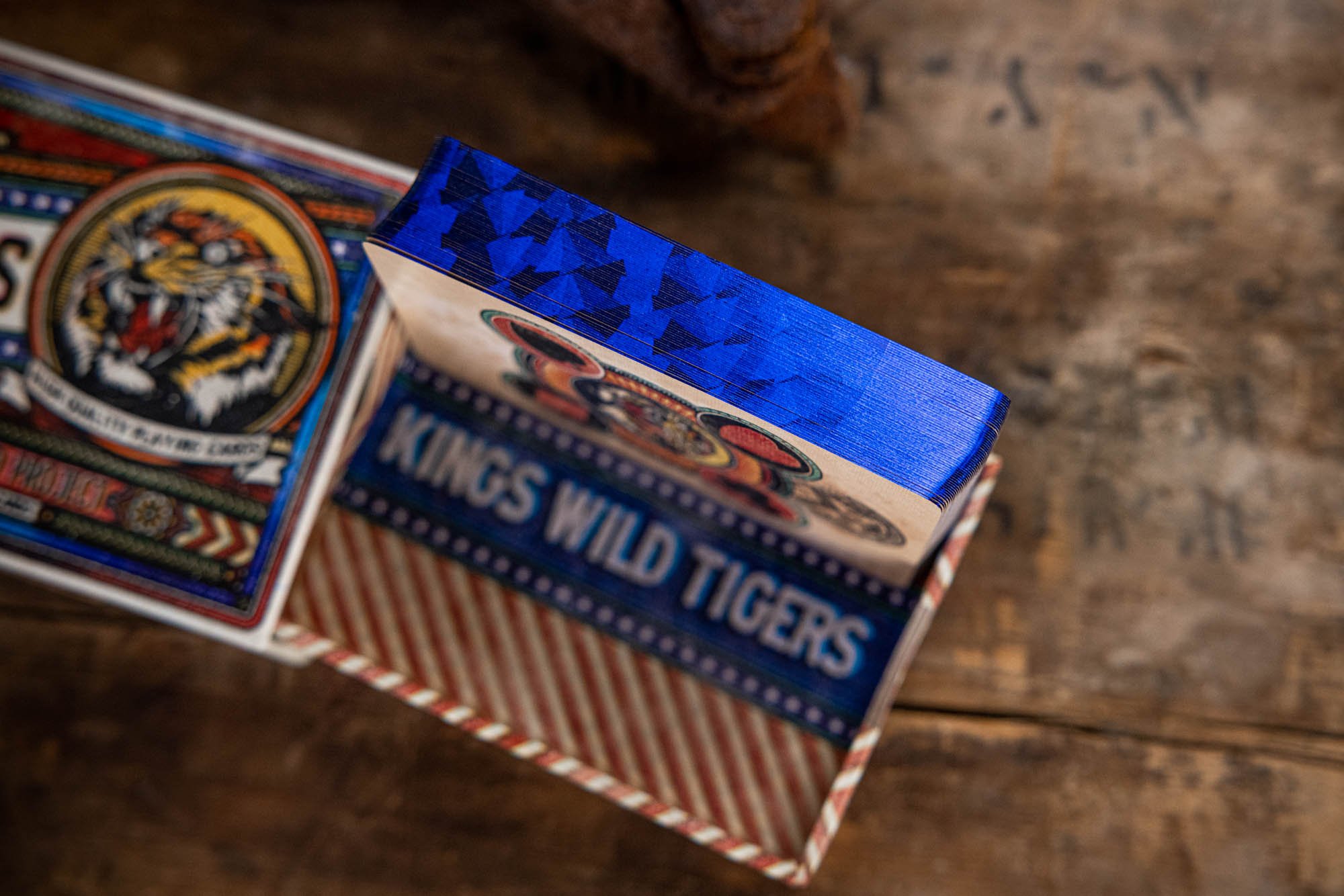 Kings Wild Project Tiger Matchbox V2 - Gilded Playing Cards | The Coolector