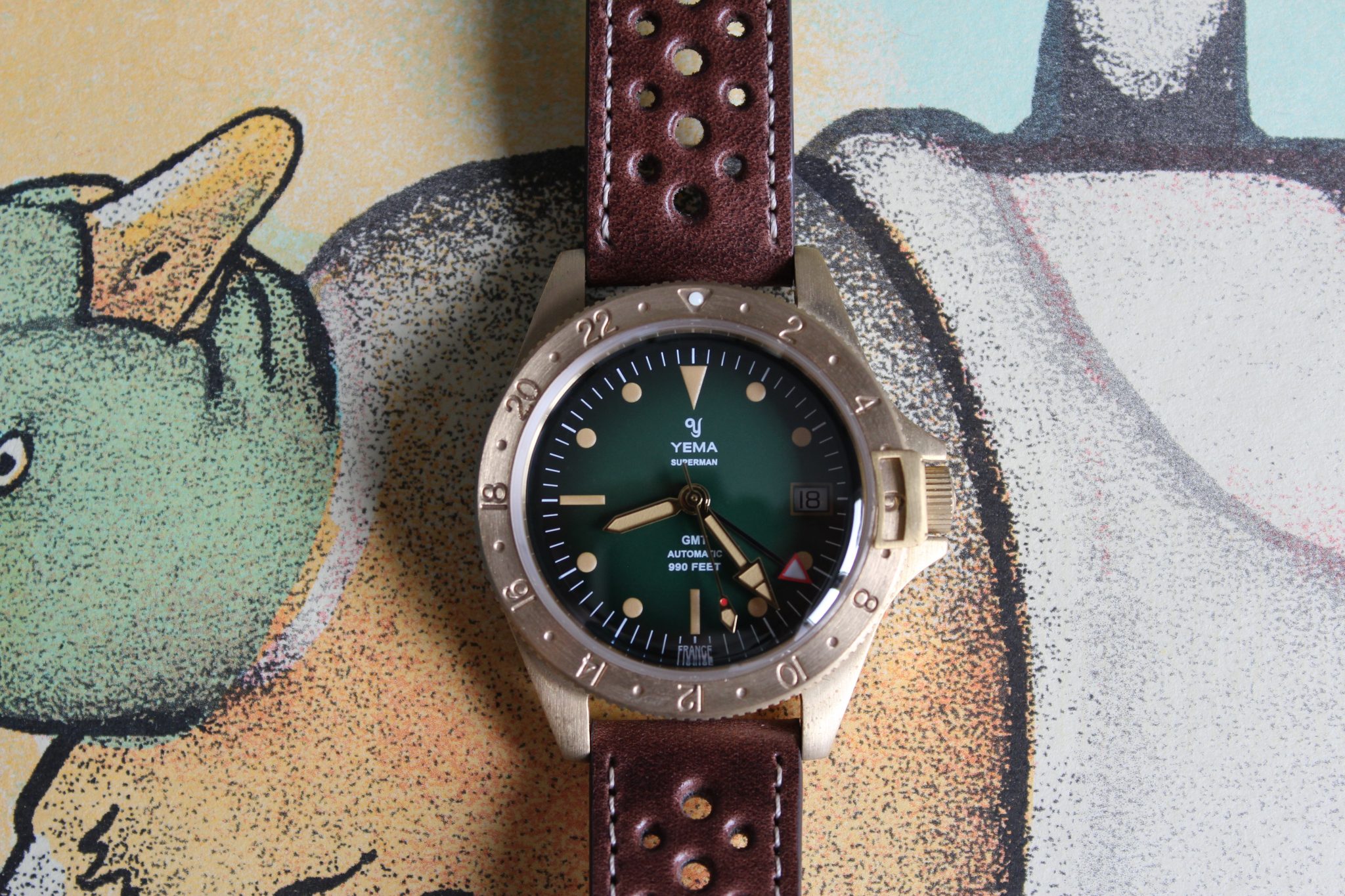 Yema Superman Heritage GMT Bronze | The Coolector