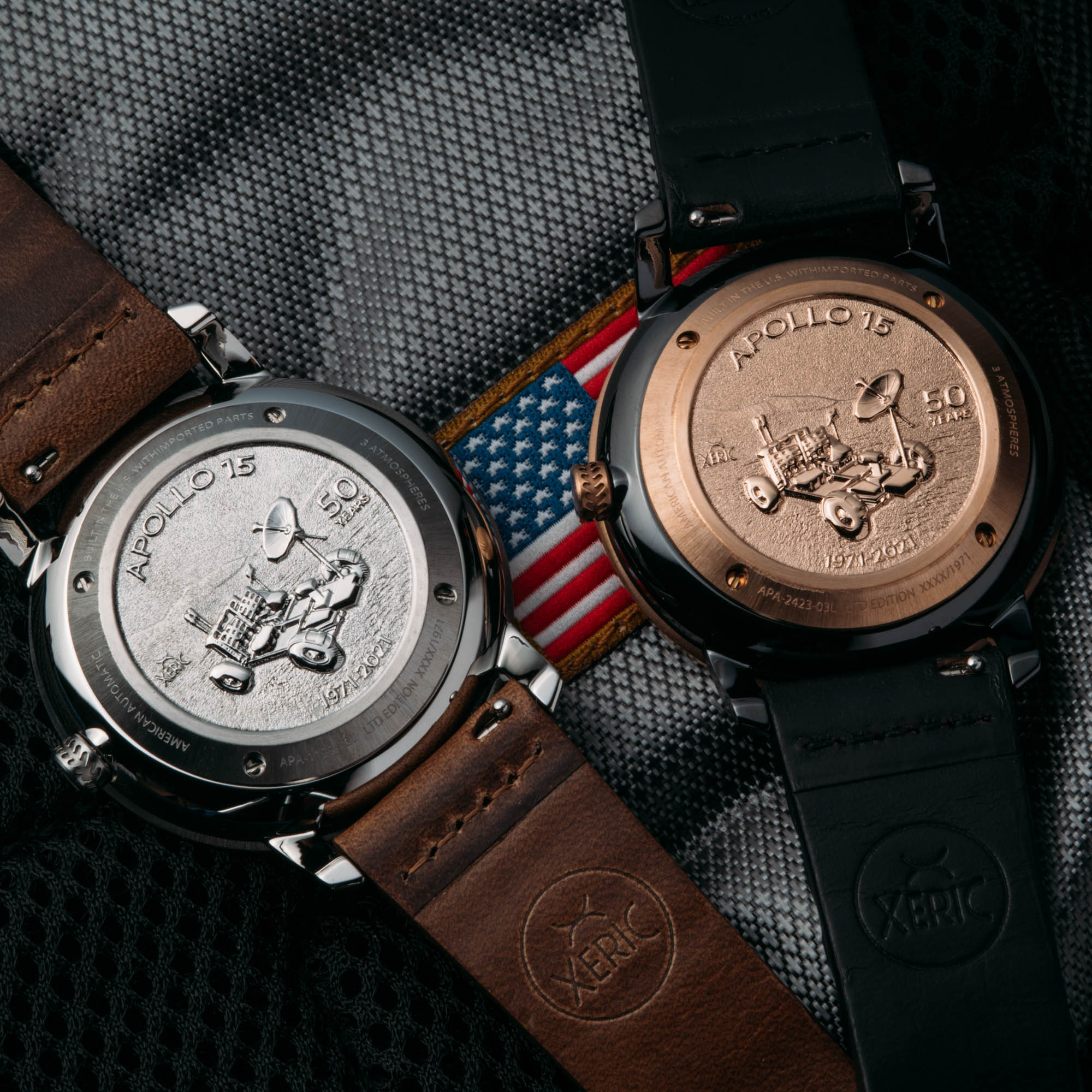 Xeric NASA Apollo 15 Mission American Automatic & Moonphase Watch | The ...