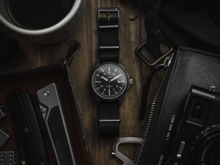 The James Brand × TIMEX Expedition North Titanium Automatic Watch | The ...
