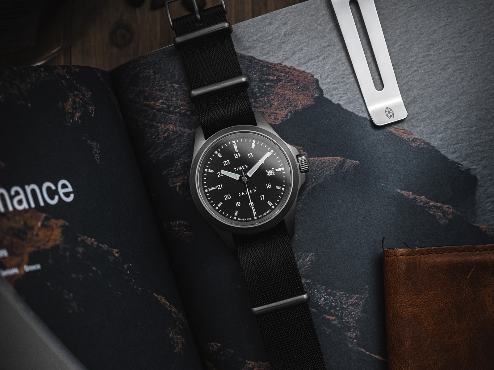 The James Brand × TIMEX Expedition North Titanium Automatic Watch | The ...