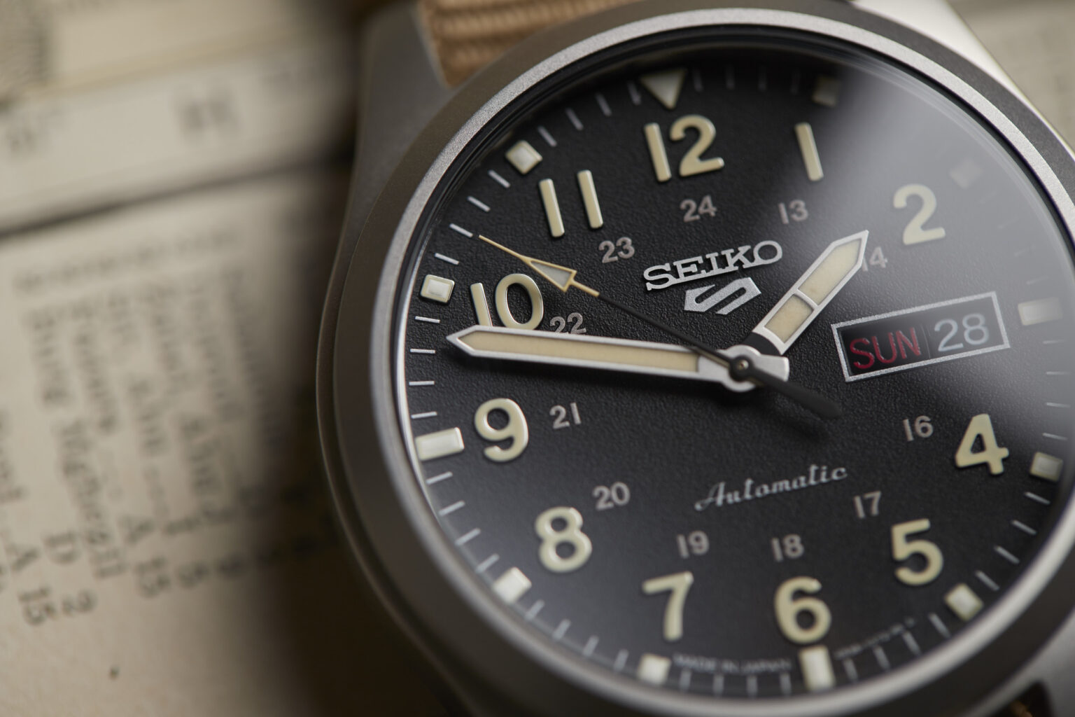 Seiko 5 Sports Field Watch | The Coolector