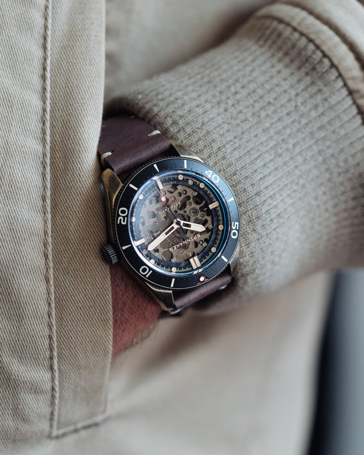 Spinnaker Limited Edition Croft Mid-Size Skeleton Automatic Watch | The ...