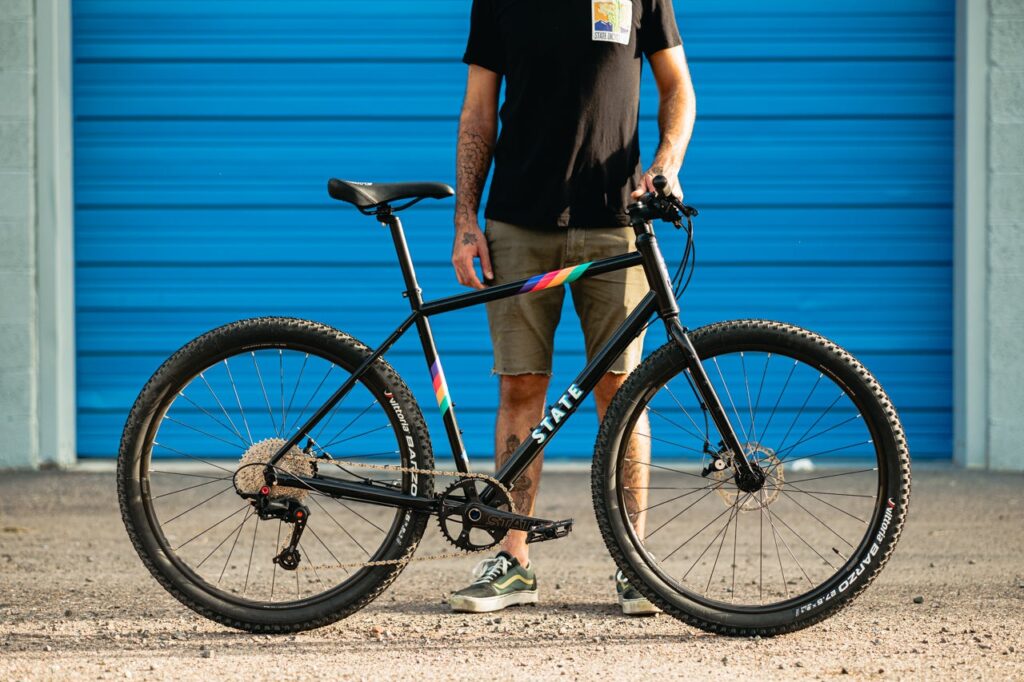 State Bicycle Co 4130 All Road Flat Bar Bike in Fiesta Black | The ...