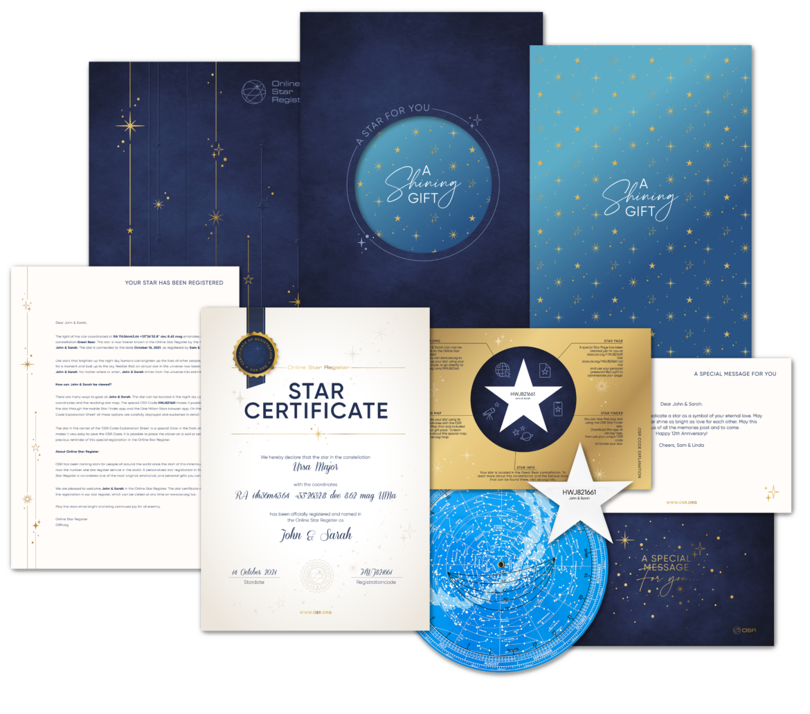 The Online Star Register | The Coolector