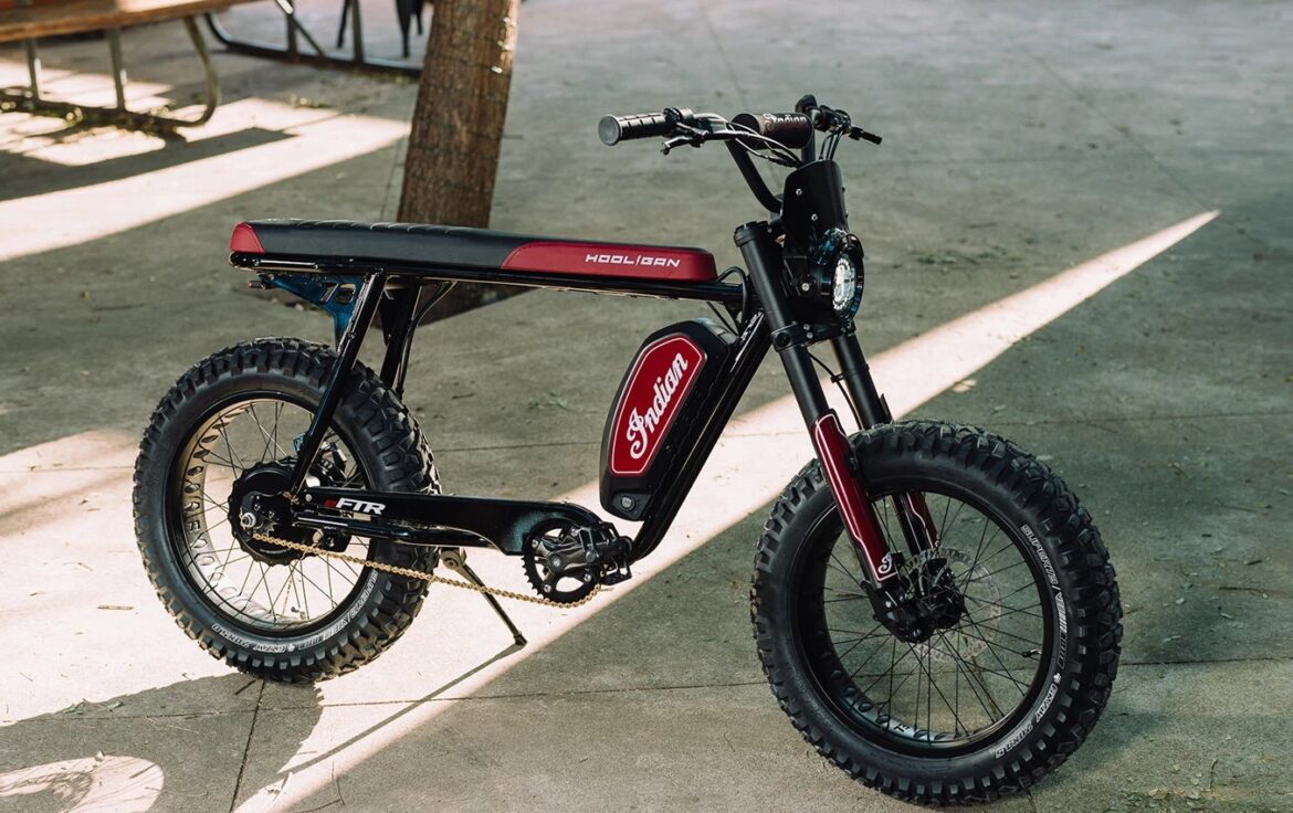 Indian Motorcycles x SUPER73 eFTR Hooligan 1.2 Electric Bike | The ...