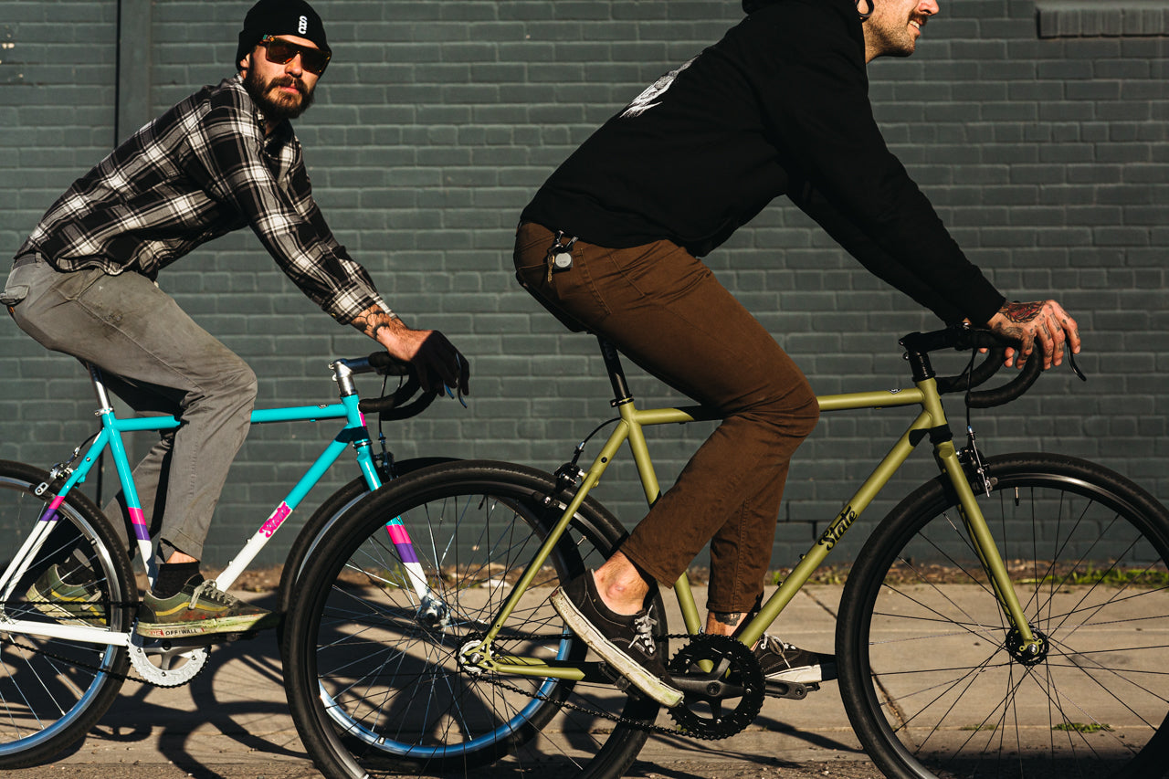 State Bicycle Co 4130 Matte Olive Bike | The Coolector