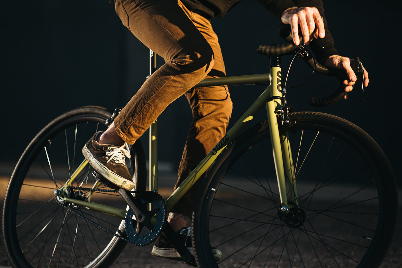 State Bicycle Co 4130 Matte Olive Bike | The Coolector