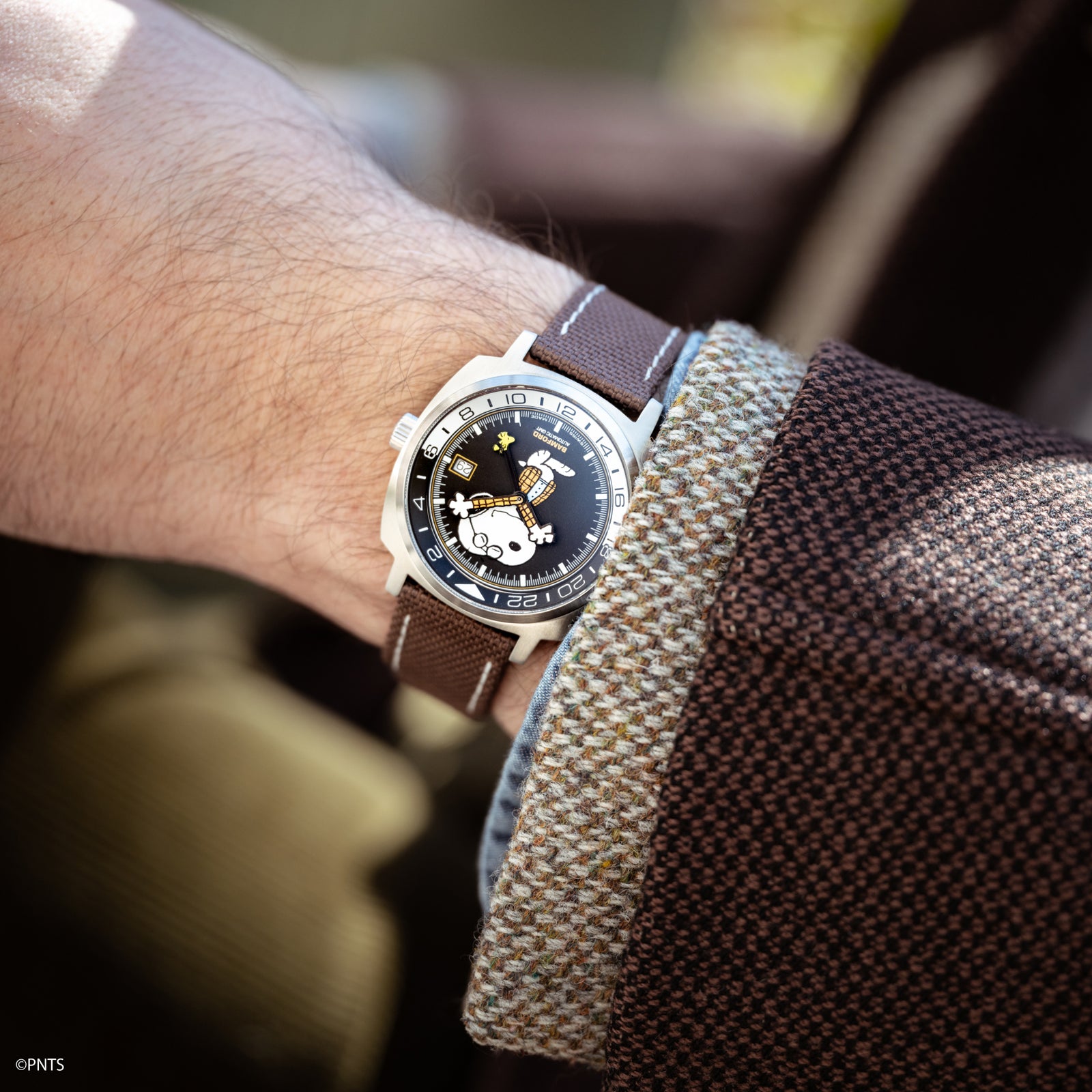 Bamford x Hodinkee Peanuts "Joe Preppy" GMT Limited Edition Watch | The ...