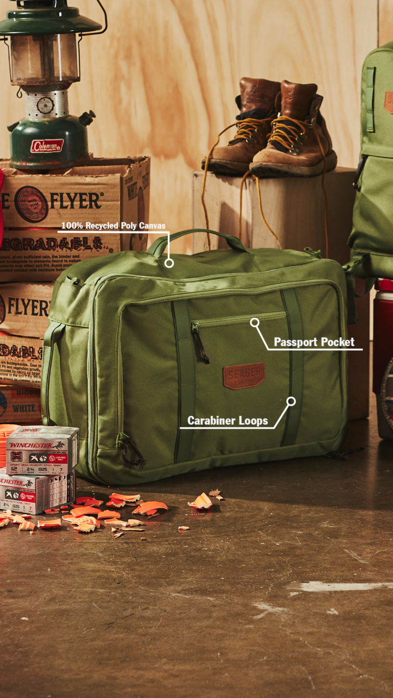 Seager Quickdraw 45L Duffle Bag | The Coolector