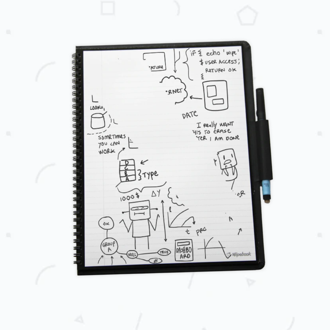 Wipebook Pro+ : The Ultimate Reusable Notebook | The Coolector