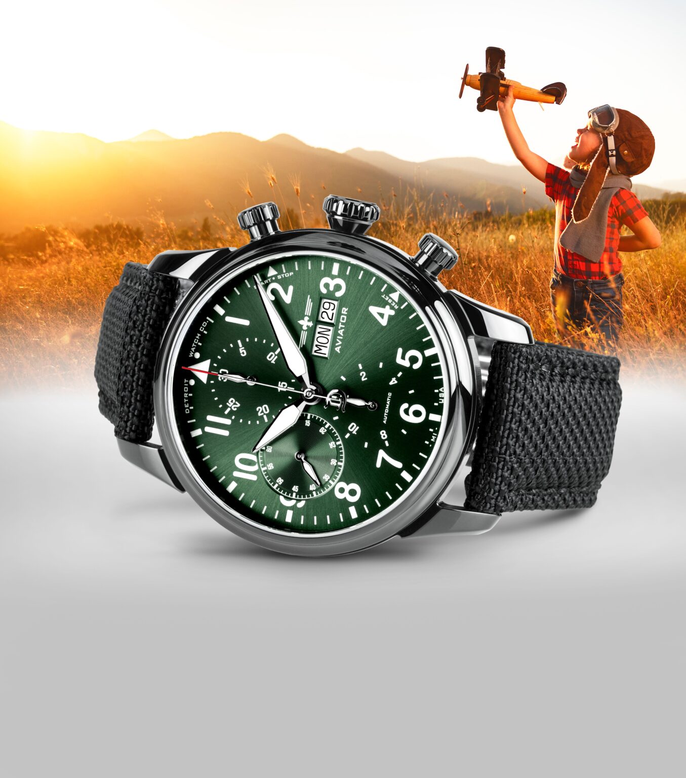 Detroit Watch Company Aviator Watches | The Coolector