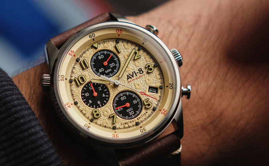 AVI-8 Flyboy Royal British Legion Tri-Service Chronograph Limited ...
