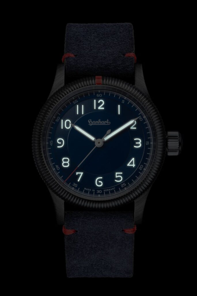 Hanhart PIONEER Flieger One NightBlue Watch | The Coolector