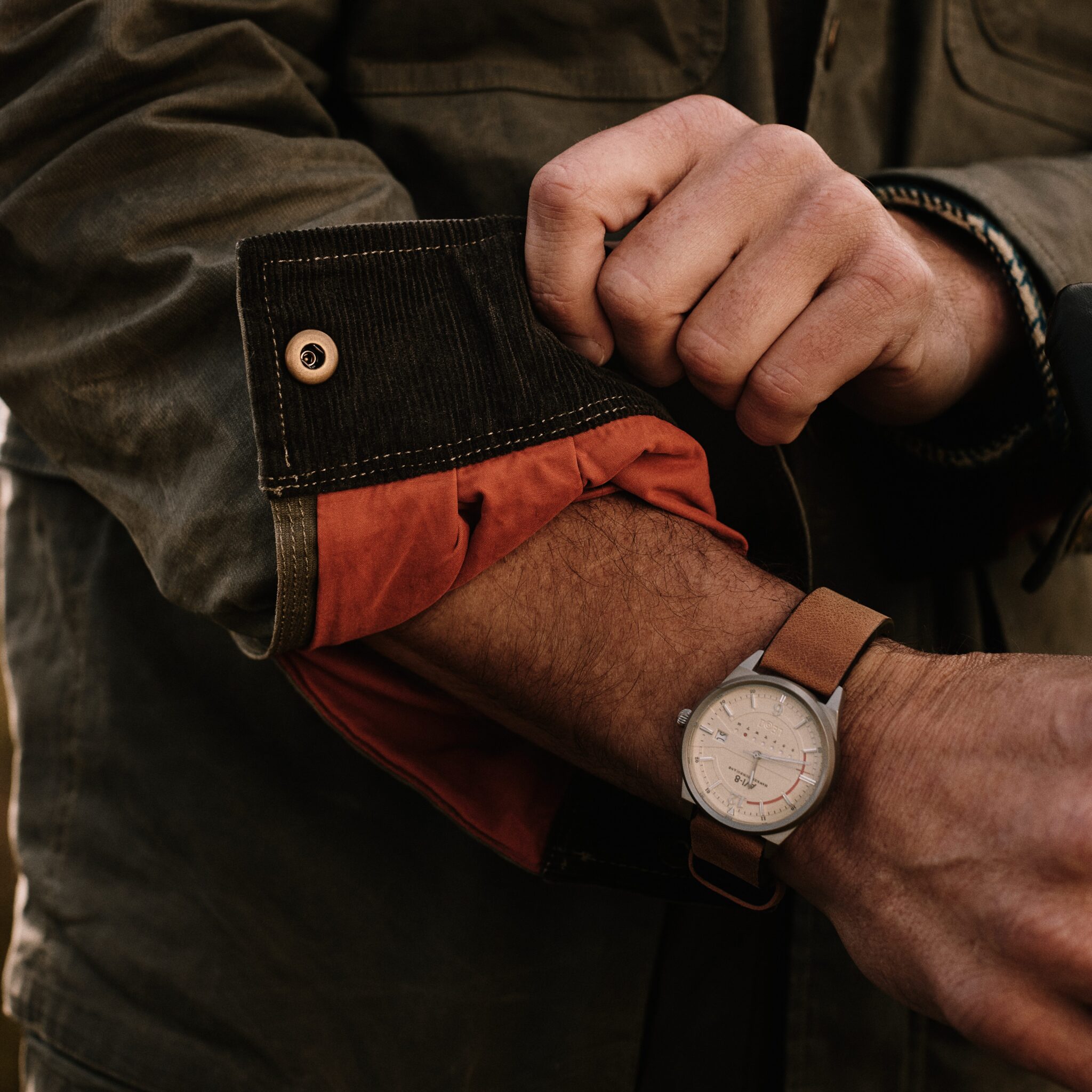 Flint & Tinder Bedford Cord Waxed Barn Jacket | The Coolector