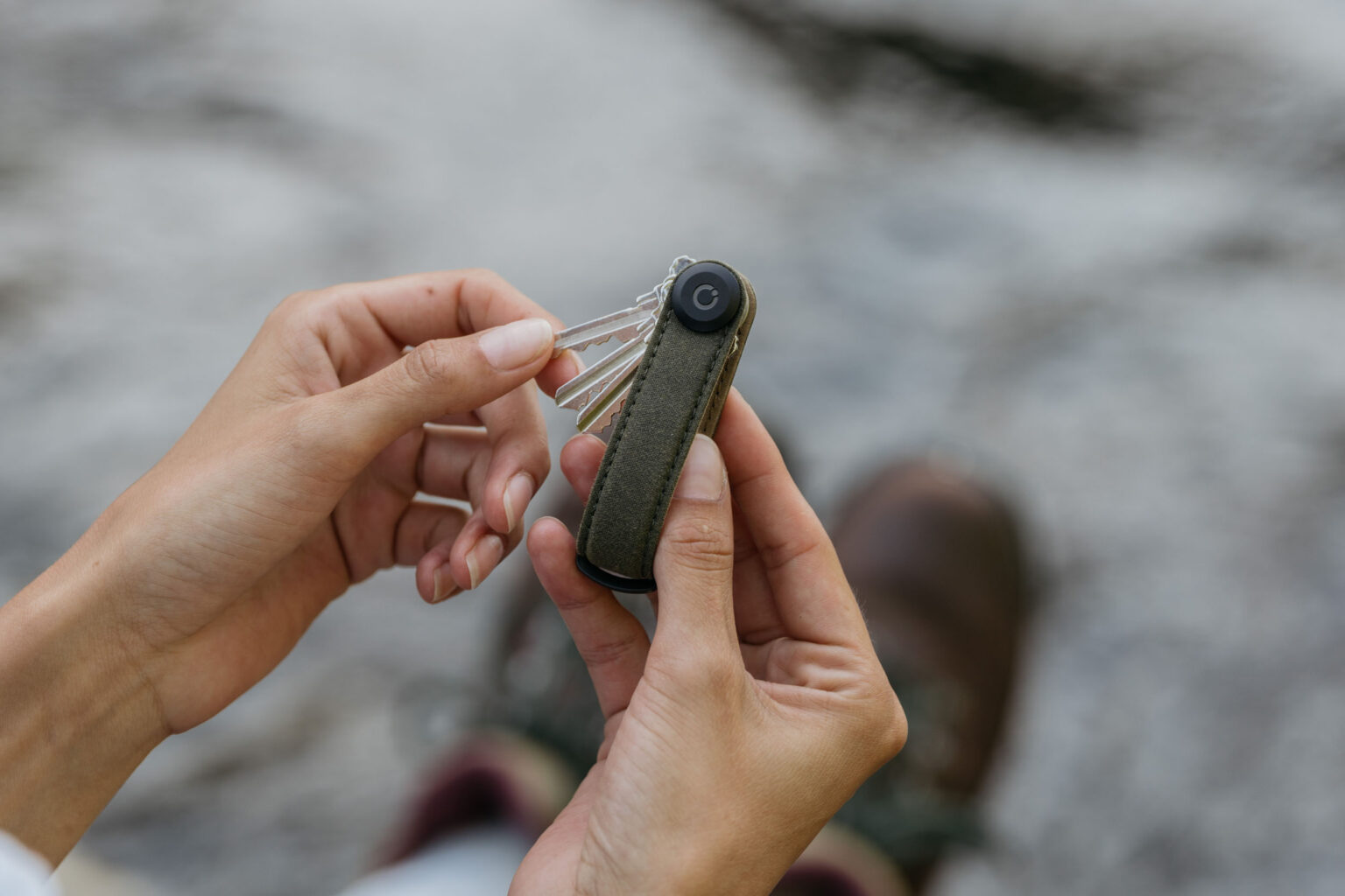 OrbitKey Waxed Canvas Key Organiser | The Coolector