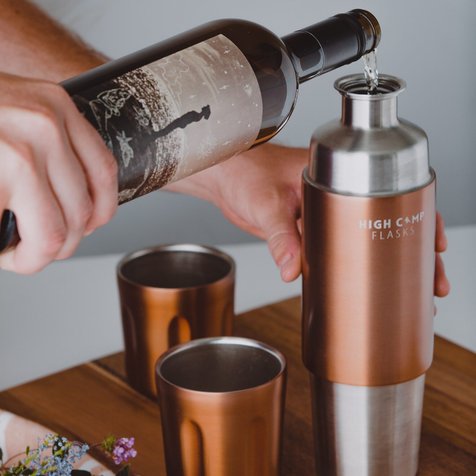 High Camp Firelight 750 Flask in Copper | The Coolector