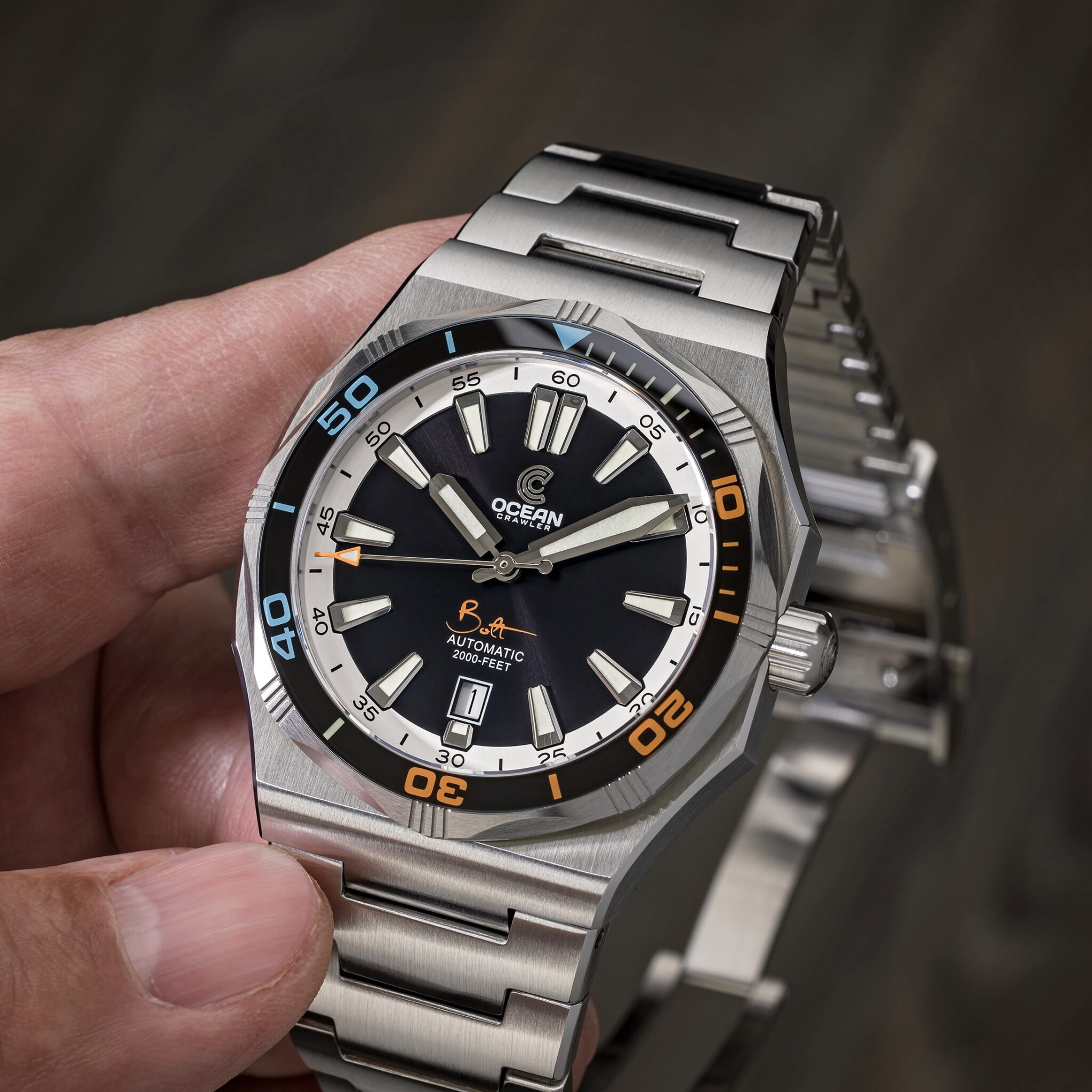 Ocean Crawler Bolt Dive Watch | The Coolector