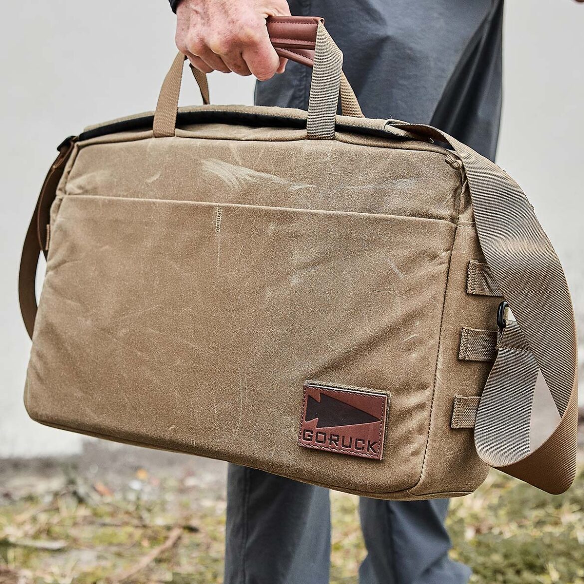Goruck Waxed Canvas Shoulder Bag | The Coolector