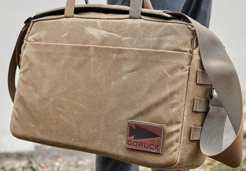 Goruck Waxed Canvas Shoulder Bag | The Coolector