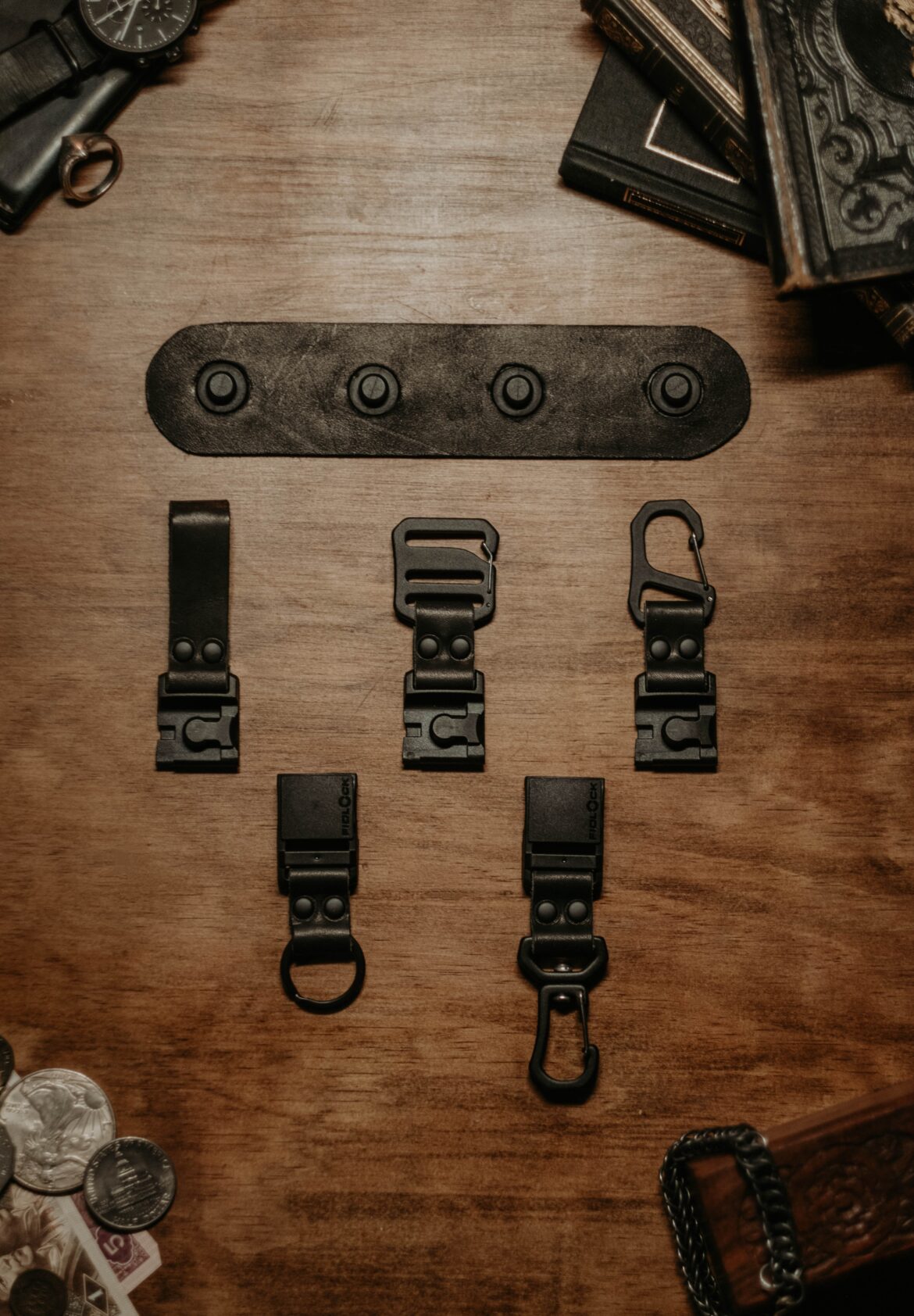MountWare Magnetic and Modular EDC Horween Leather Keyclip System | The ...