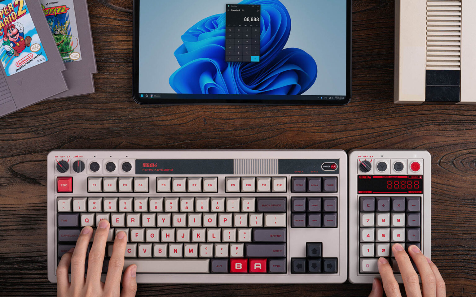 8BitDo Retro 18 Mechanical Numpad | The Coolector