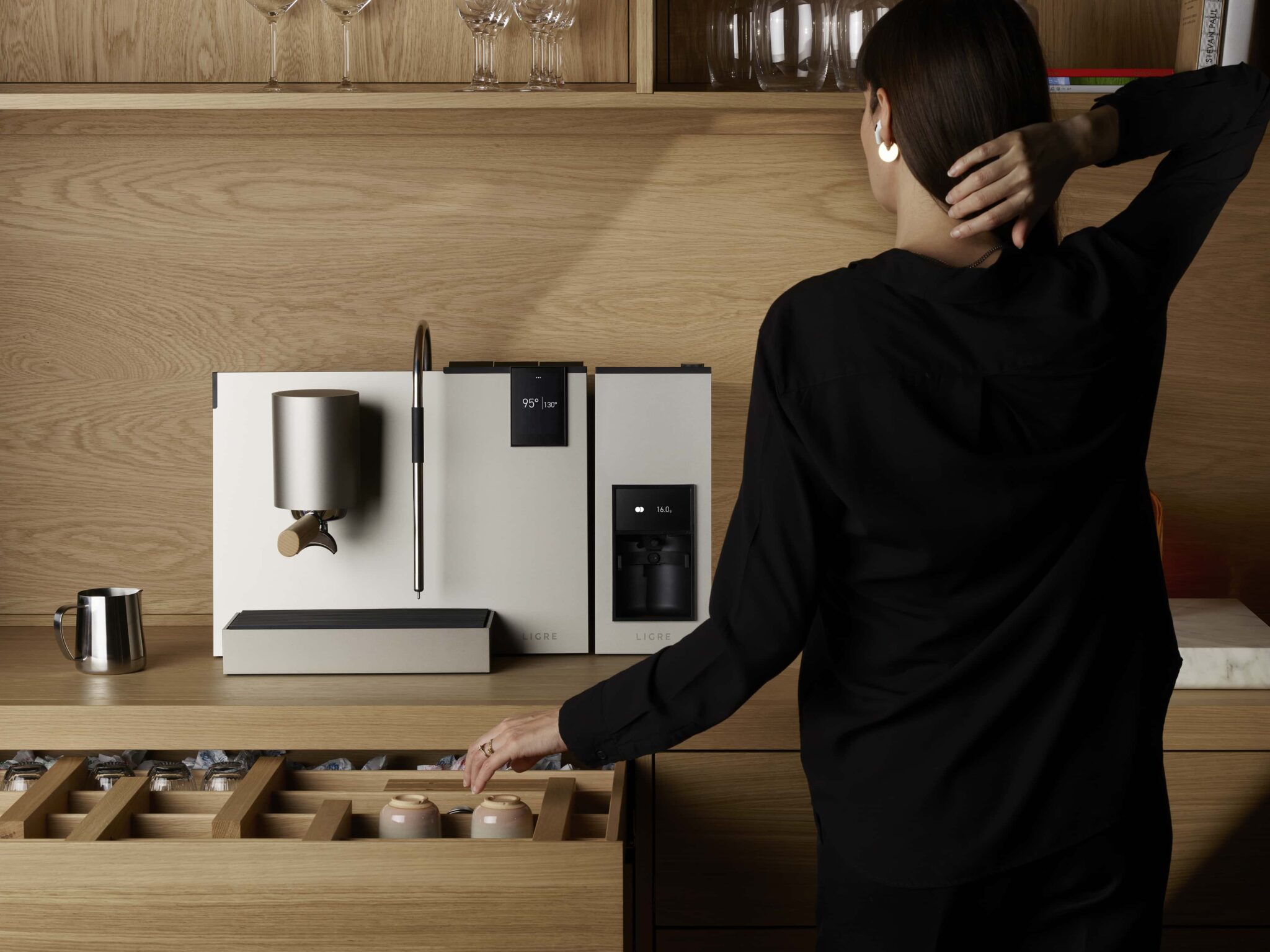 LIGRE Youn Coffee Machine | The Coolector