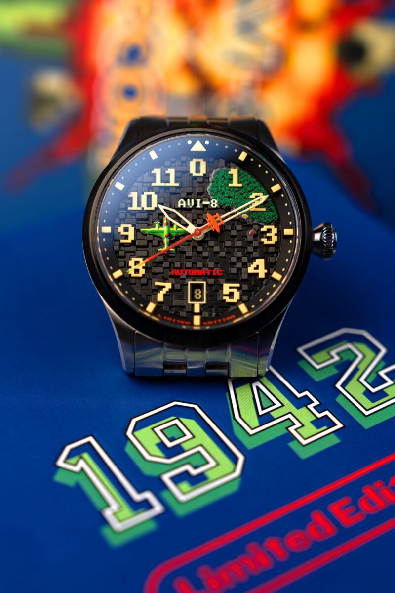 AVI-8 Flyboy Capcom 1942 Automatic Pixel Limited Edition Watches | The ...