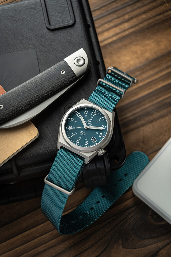Boldr Supply Co Venture Blue Fuel Watch | The Coolector