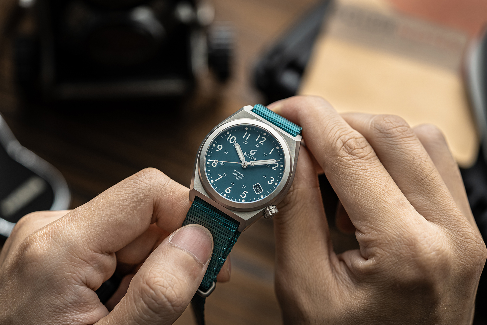 Boldr Supply Co Venture Blue Fuel Watch | The Coolector