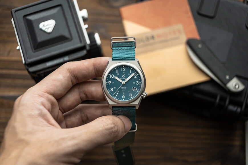 Boldr Supply Co Venture Blue Fuel Watch | The Coolector