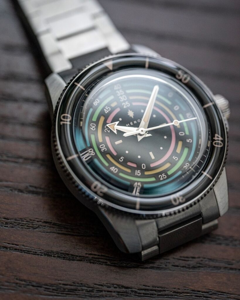 Heron Marinor Rainbow: A Dive into Groovy Timekeeping | The Coolector